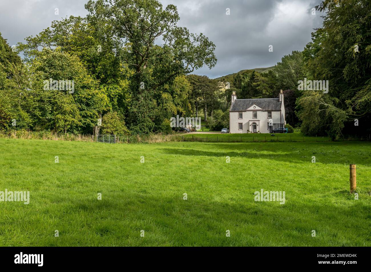Country House in the Scottish village of Straiton Stock Photo - Alamy