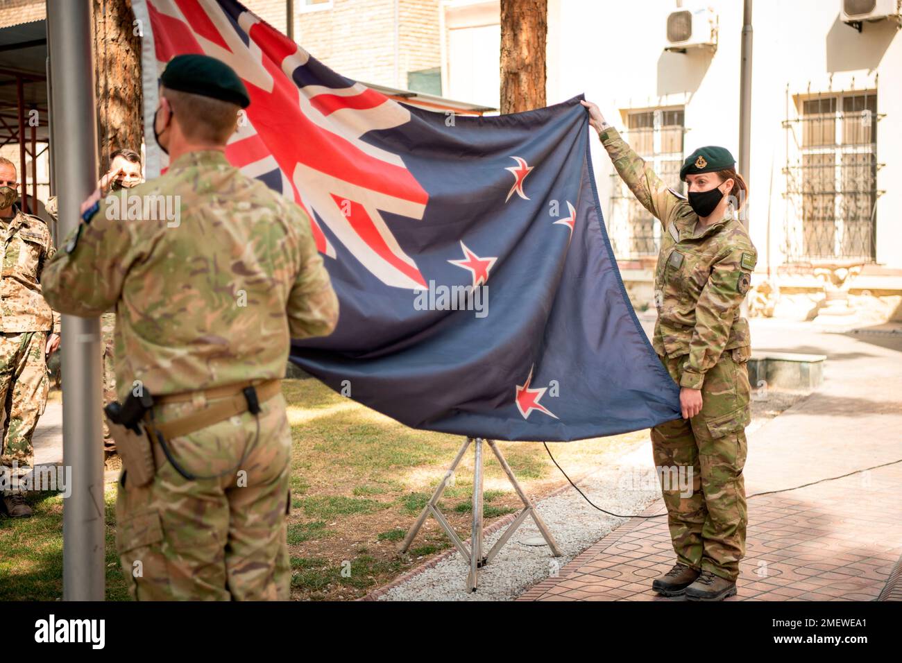 In this photo provided by New Zealand Defence Force (NZDF), a New ...