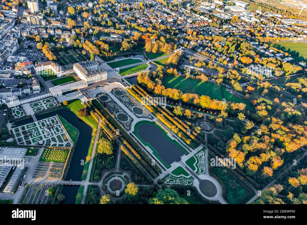 Augustusburg Palace with Palace Park, Baroque, architects Johann Conrad ...