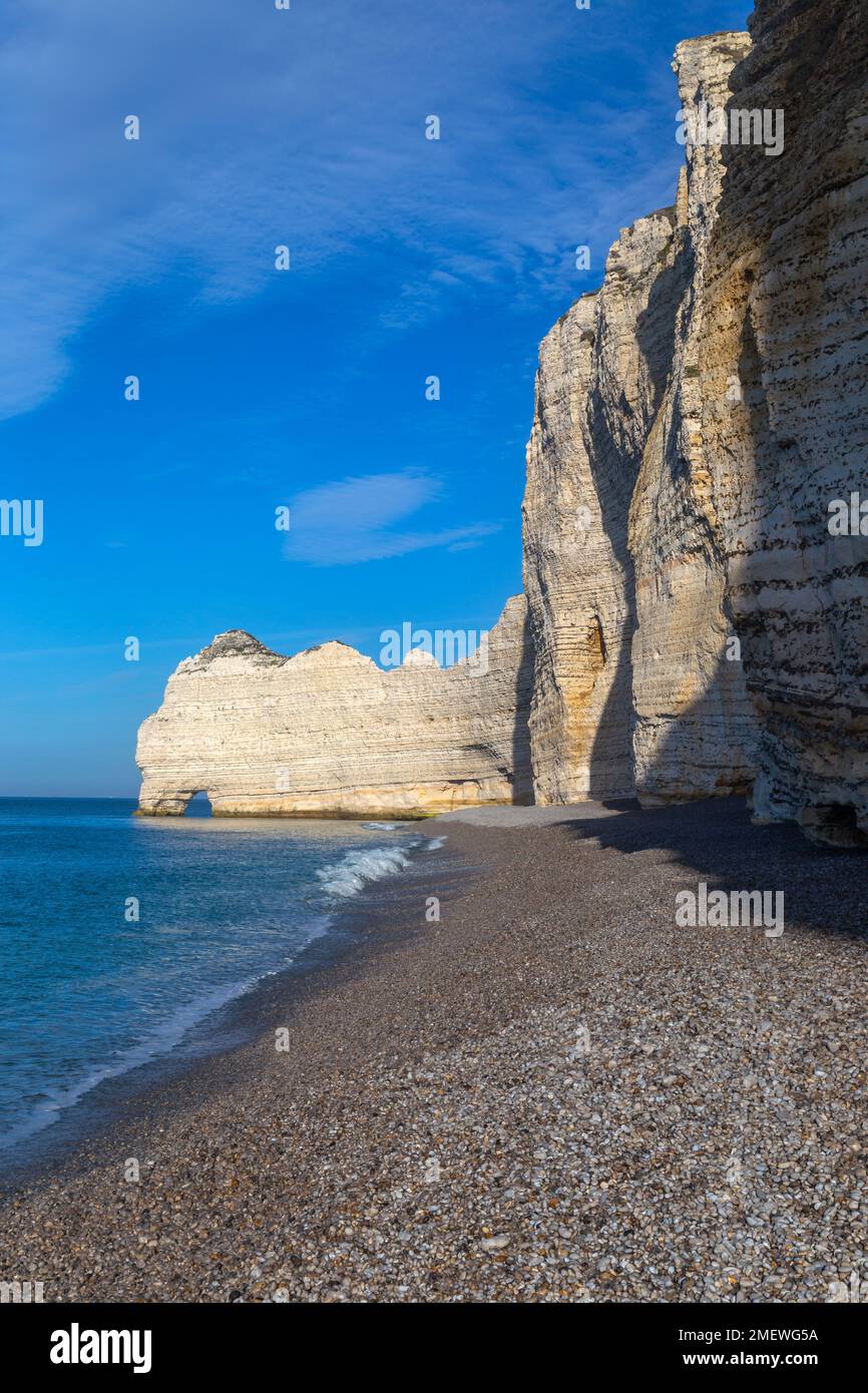 Limestone cliffs at Etretat, Coast of Normandy, France Stock Photo - Alamy