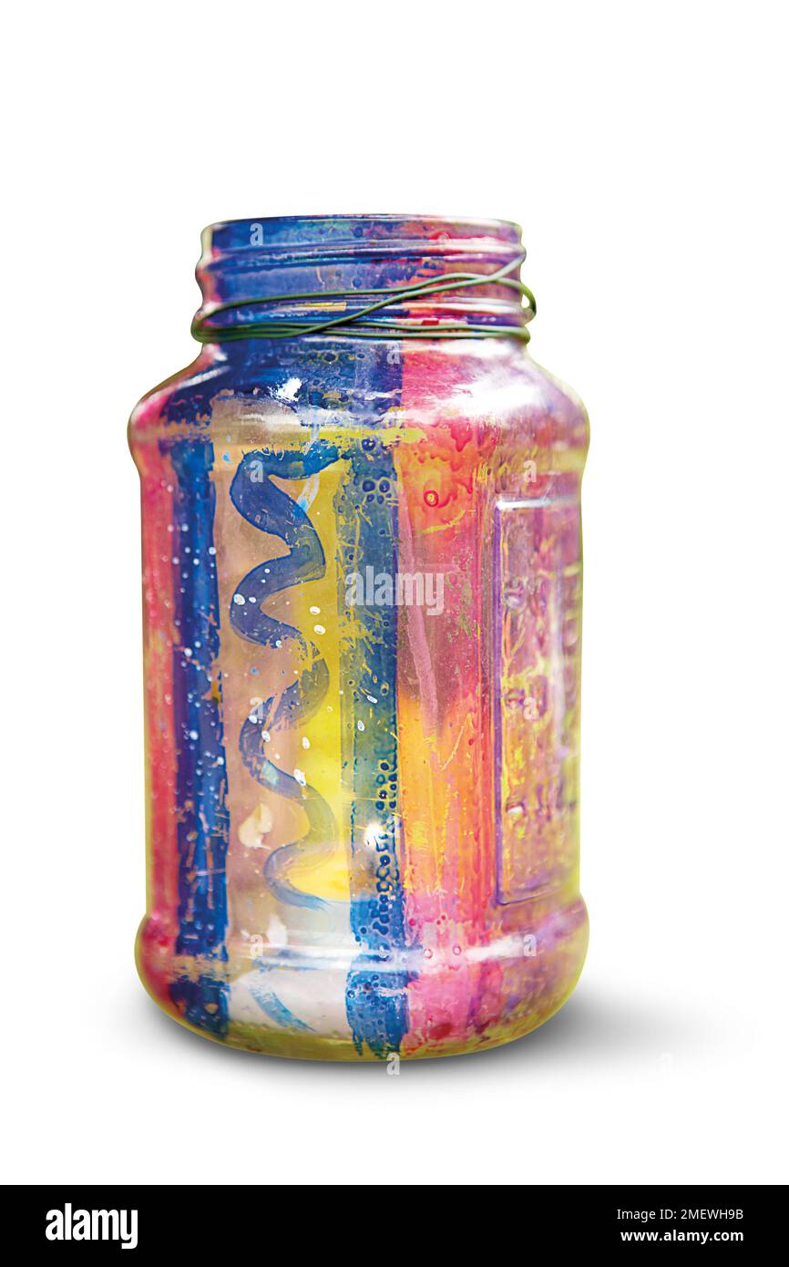 Tea light jar Cut Out Stock Images & Pictures - Alamy