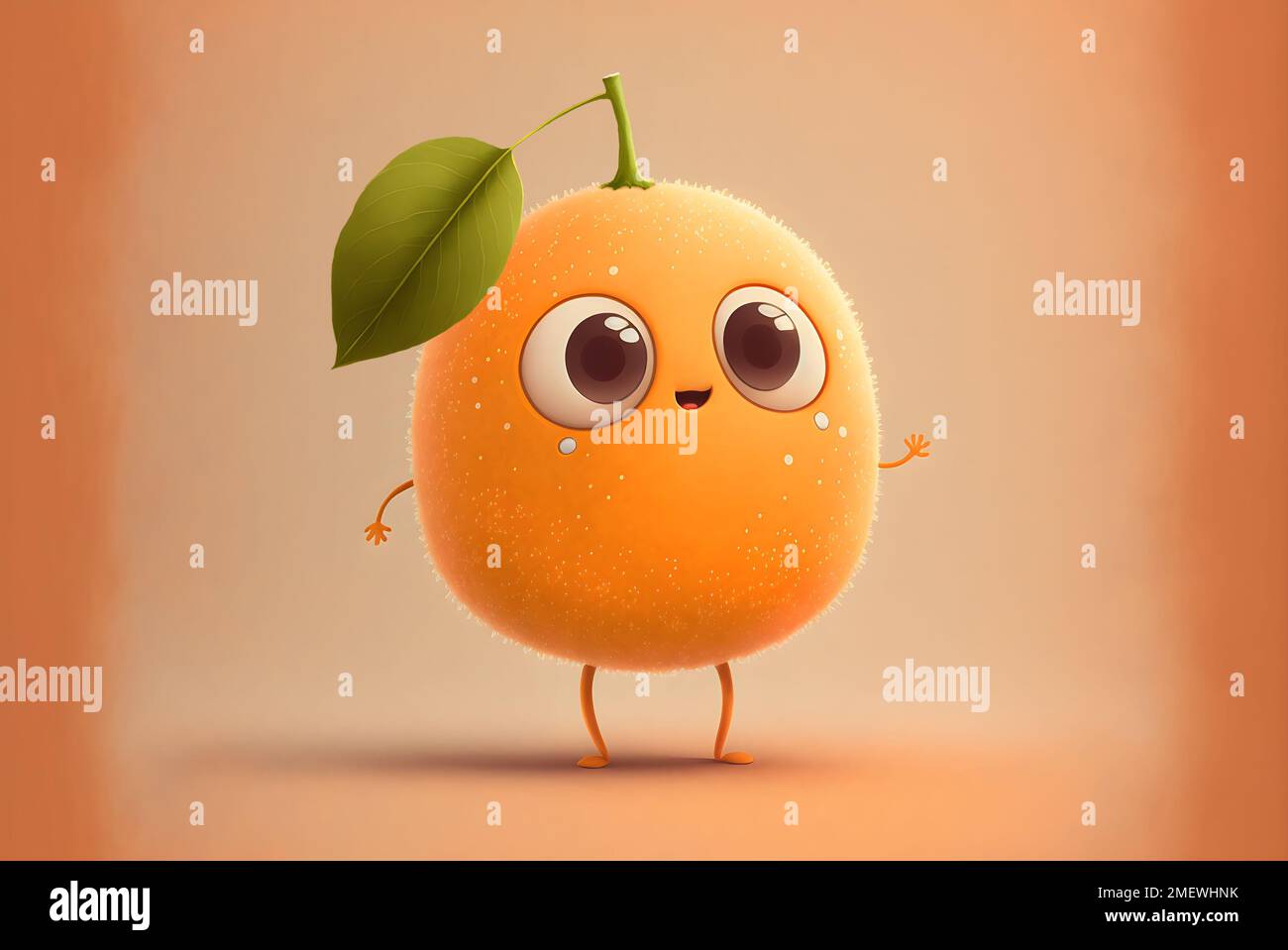 Funny orange fruit cartoon illustration hi-res stock photography and ...