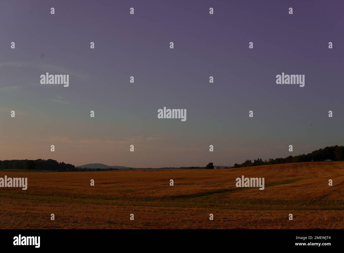 Sunset in Pennsylvania Stock Photo - Alamy