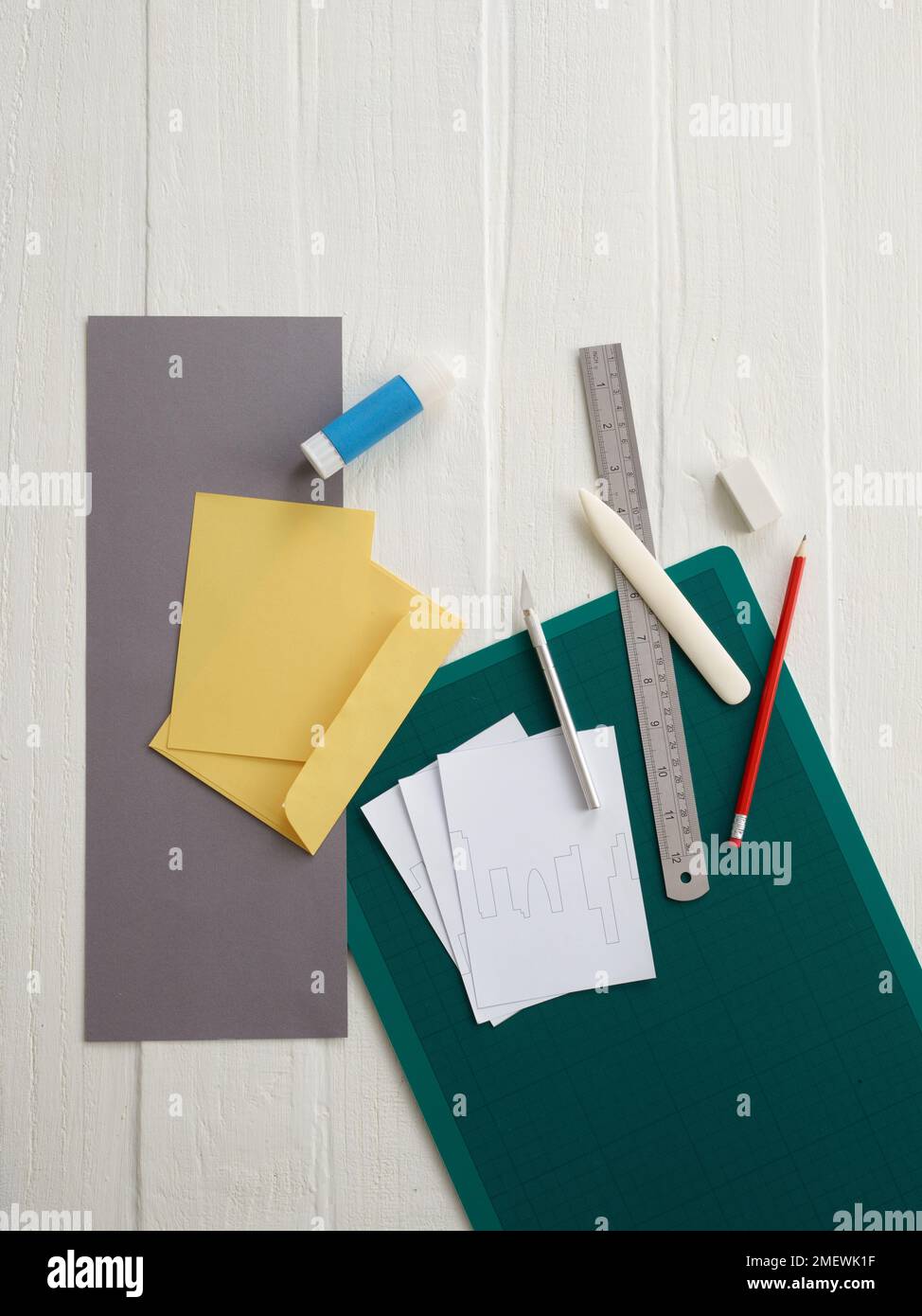 Paper Craft. DIY Concertina City Card. You will need Equipment Stock ...