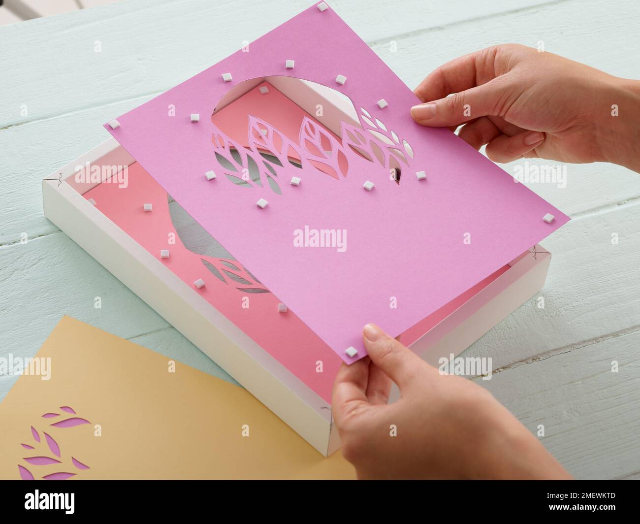 Instruction step 8 paper hi-res stock photography and images - Alamy
