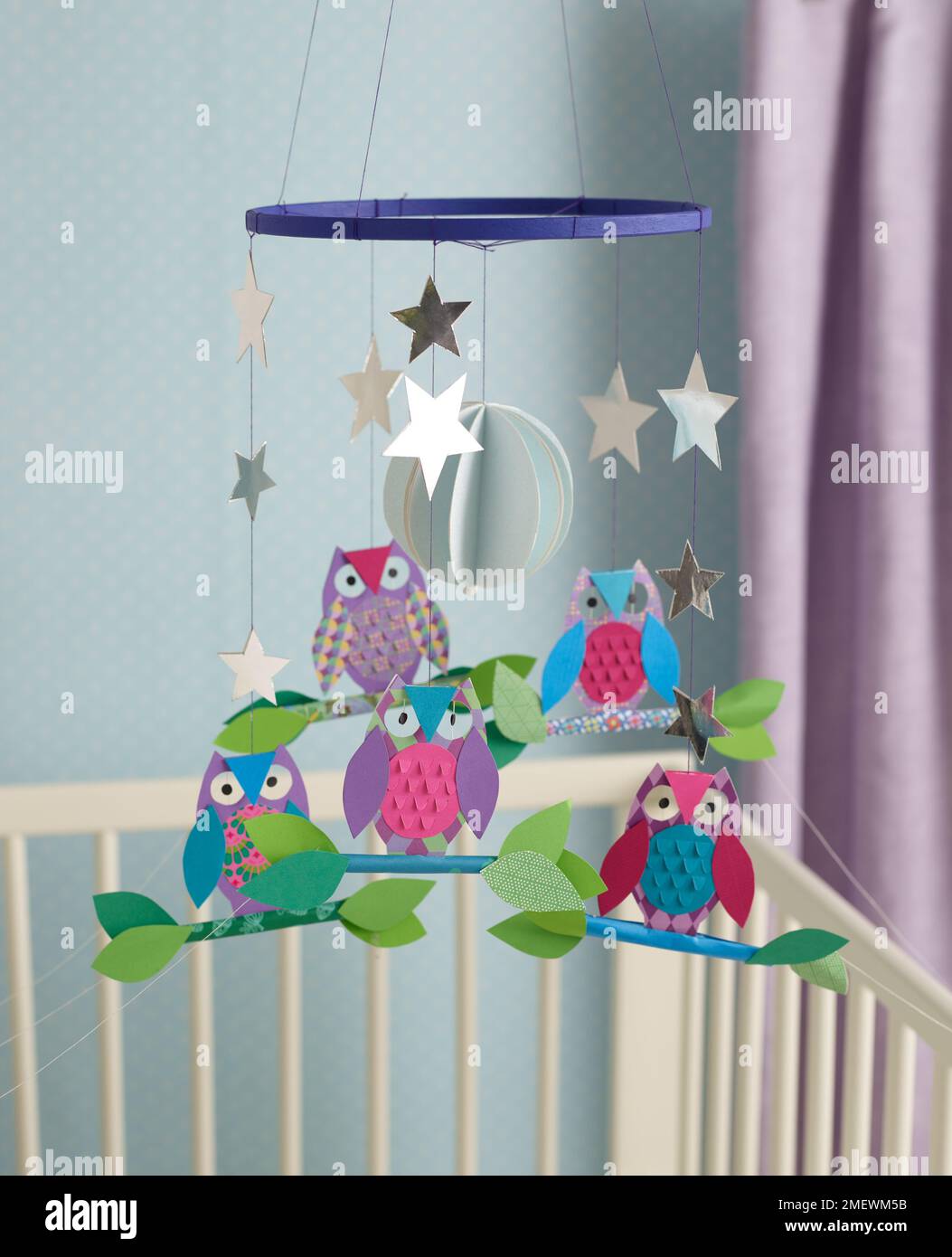 Paper Craft, DIY Paper Mobile Stock Photo - Alamy