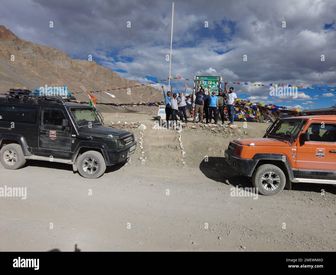 Ladakh, India - August 24th, 2022, Photo of High Mountain Pass in ...