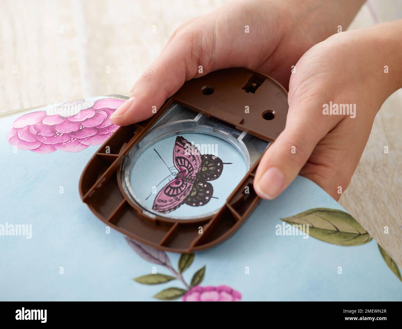 Papercraft bunting steps Stock Photo - Alamy