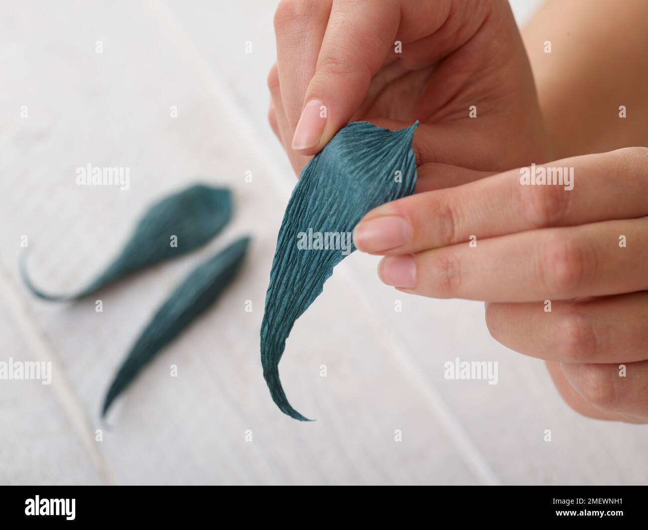 Papercraft Giant roses steps Stock Photo - Alamy