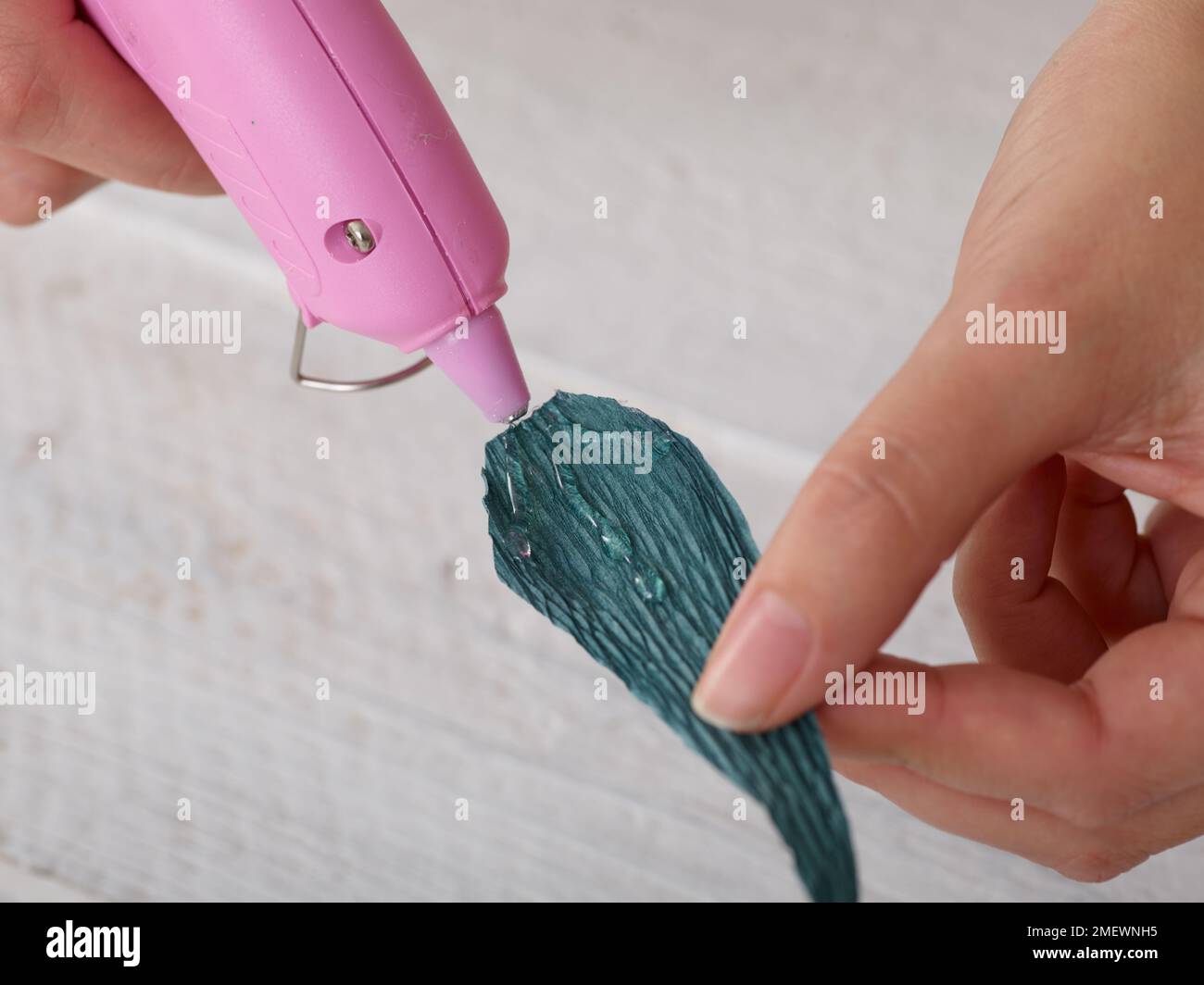 Papercraft Giant roses steps Stock Photo - Alamy