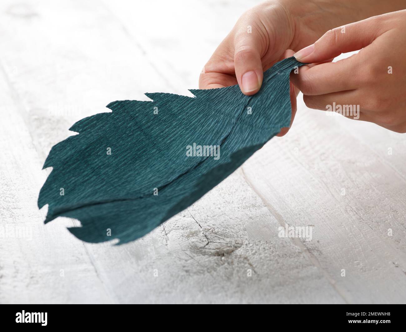 Papercraft Giant roses steps Stock Photo - Alamy