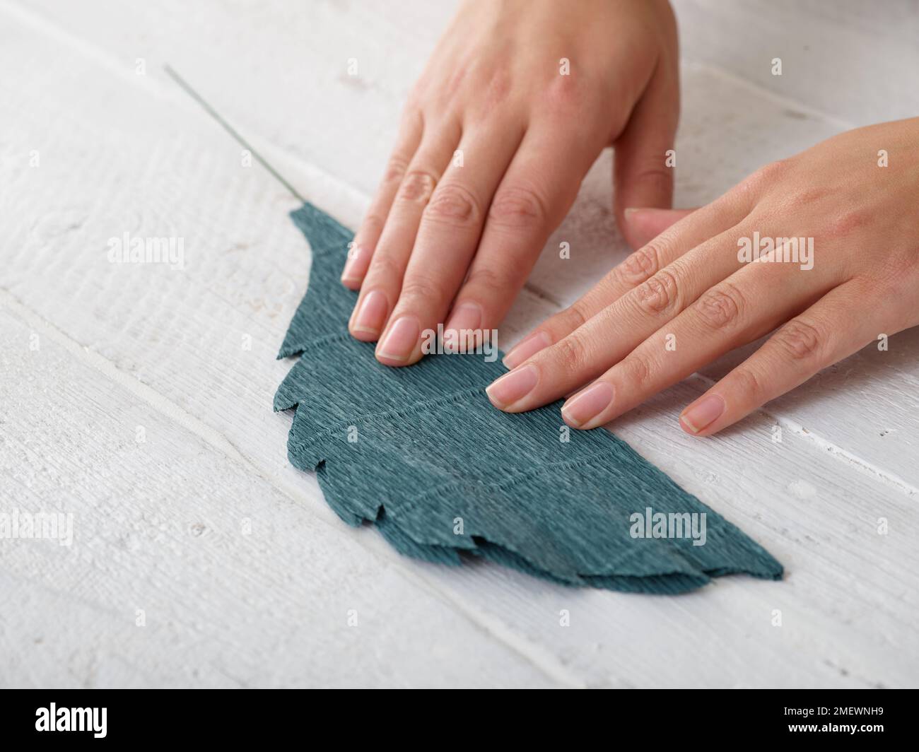 Papercraft Giant roses steps Stock Photo - Alamy