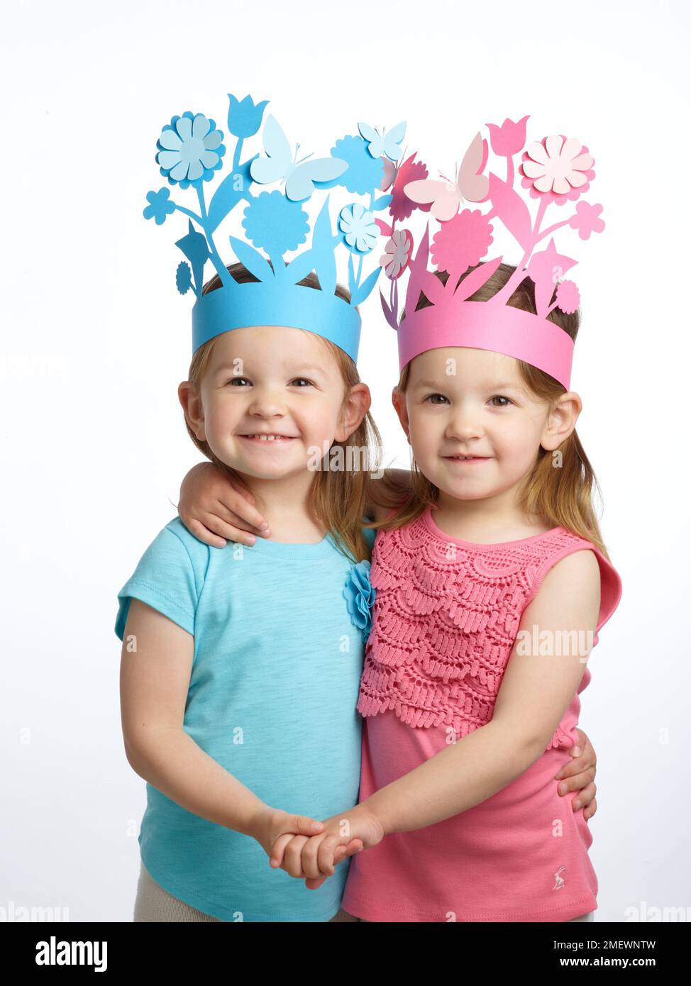 Pink Paper Crowns