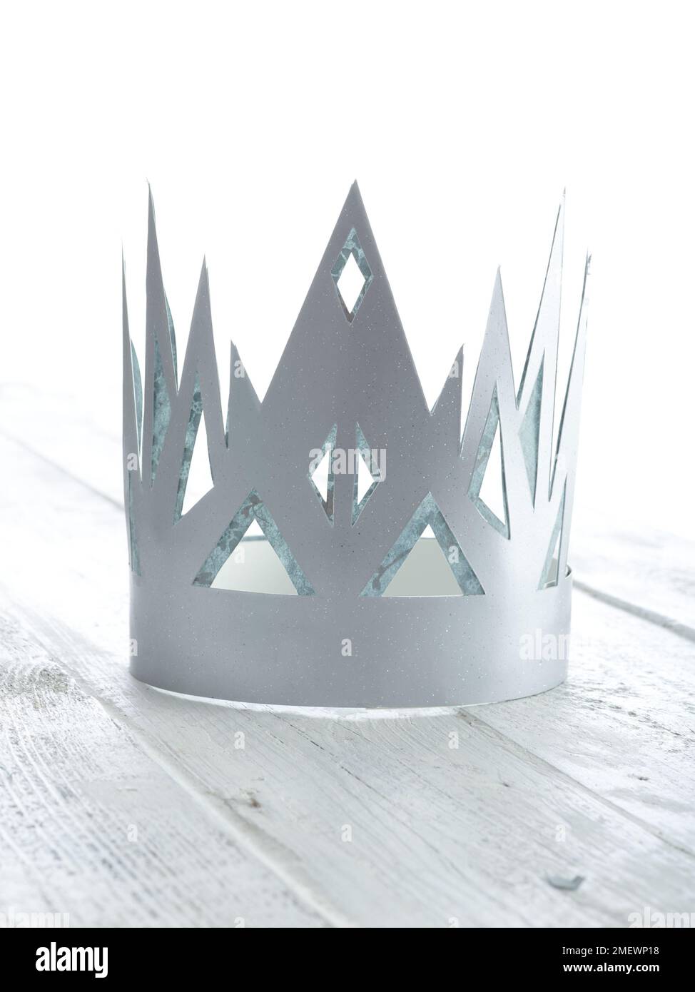 Papercraft Paper crown steps Stock Photo - Alamy