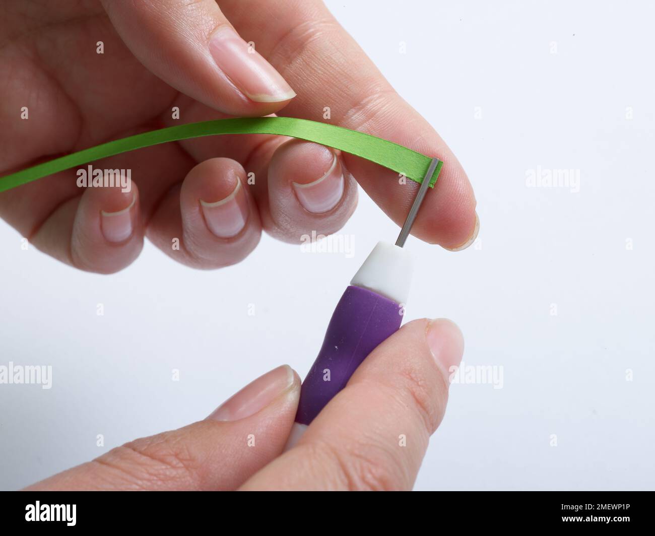 Papercraft Quilling steps Stock Photo - Alamy