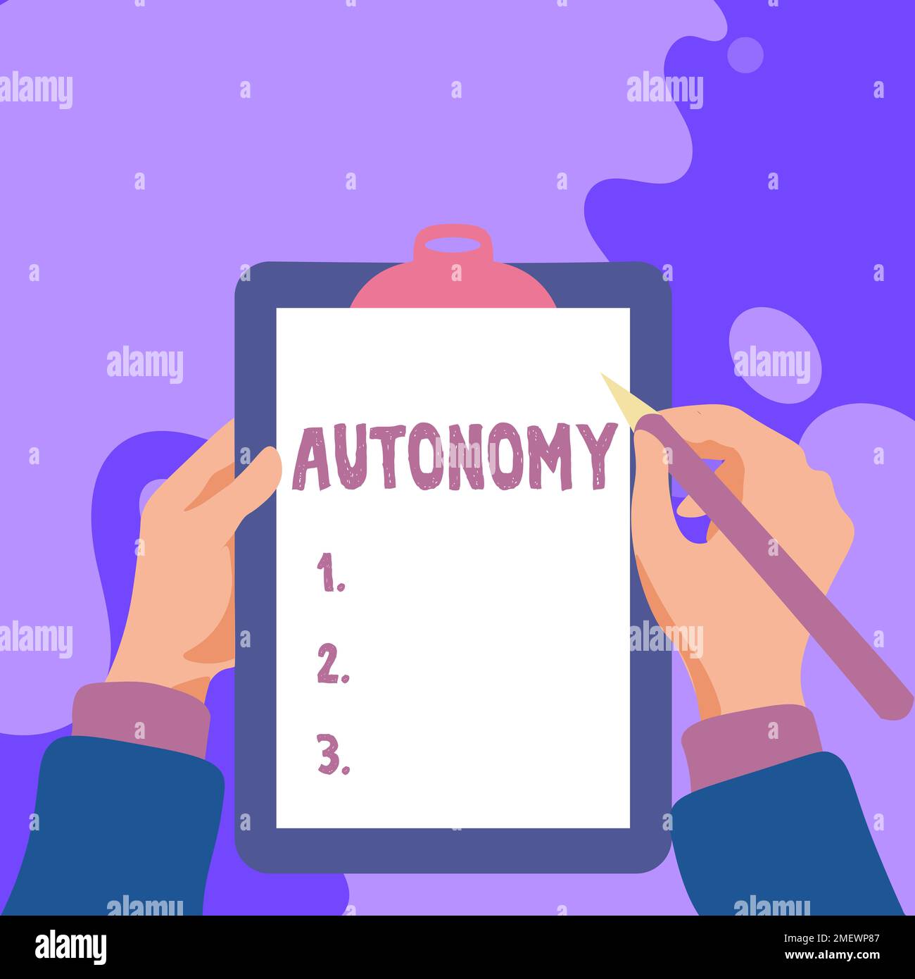 Text sign showing Autonomy. Business idea vehicle that can guide itself without human conduction ...