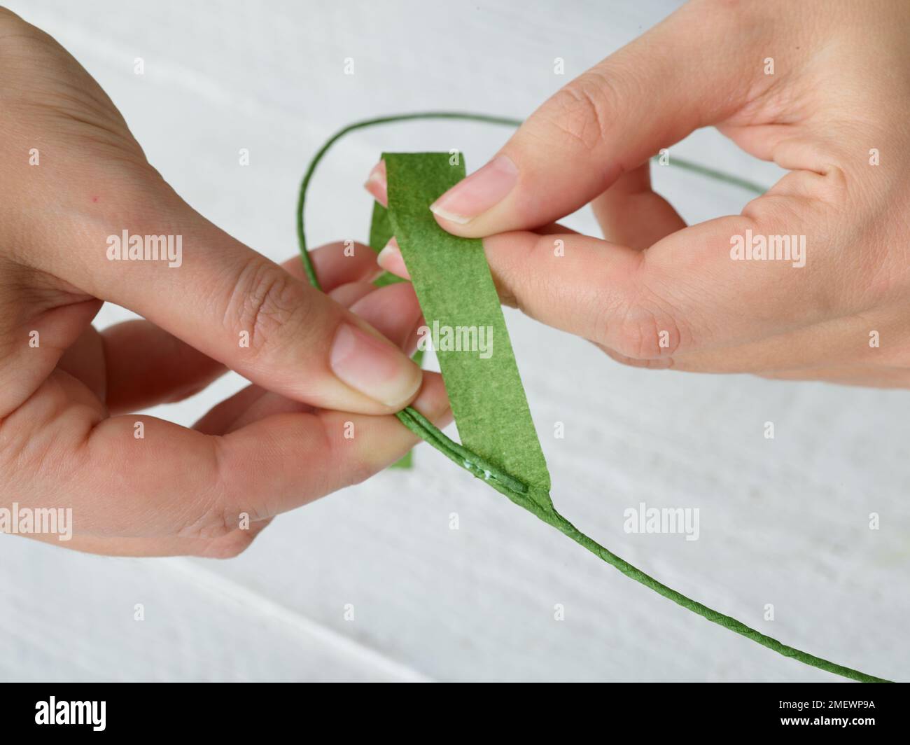 Papercraft Paper festival headdress steps Stock Photo - Alamy