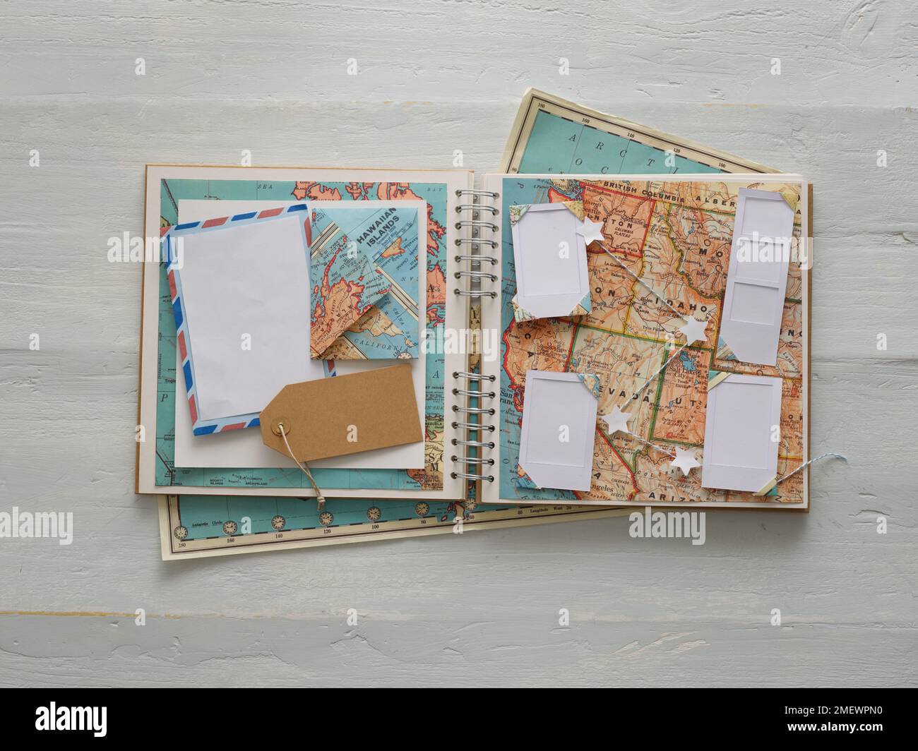 Scrapbook layout hi-res stock photography and images - Alamy
