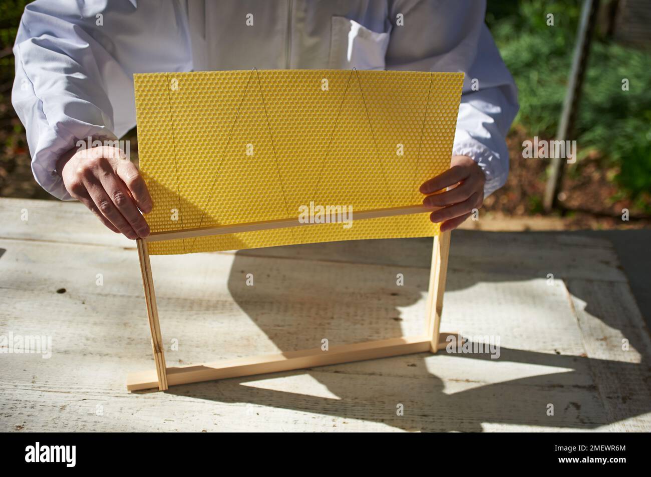 Making a frame Stock Photo - Alamy