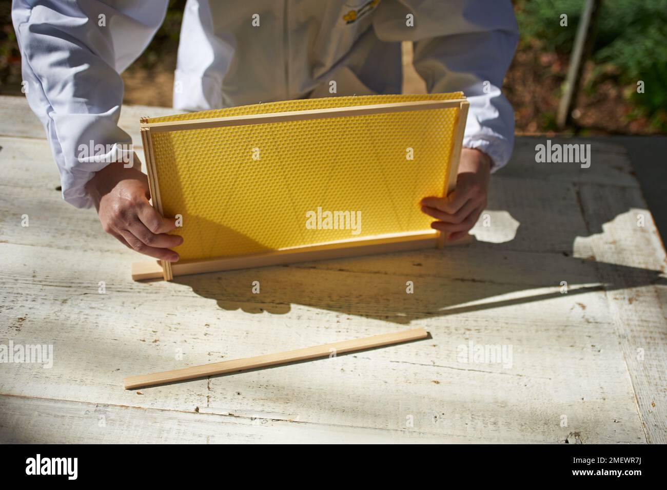 Making a frame Stock Photo - Alamy