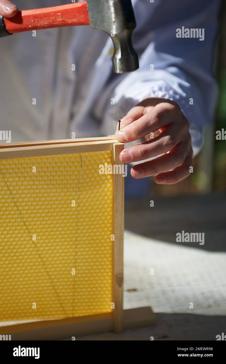 Making a frame Stock Photo - Alamy