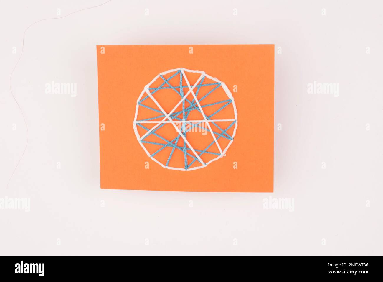 Finished sewing card Stock Photo - Alamy