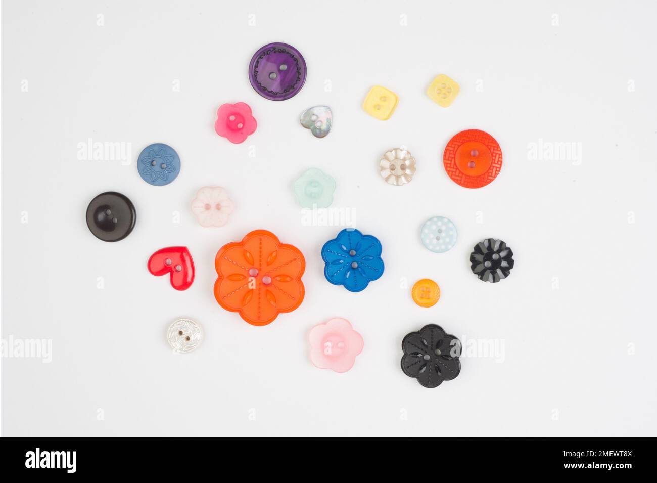 Selection of buttons Stock Photo - Alamy