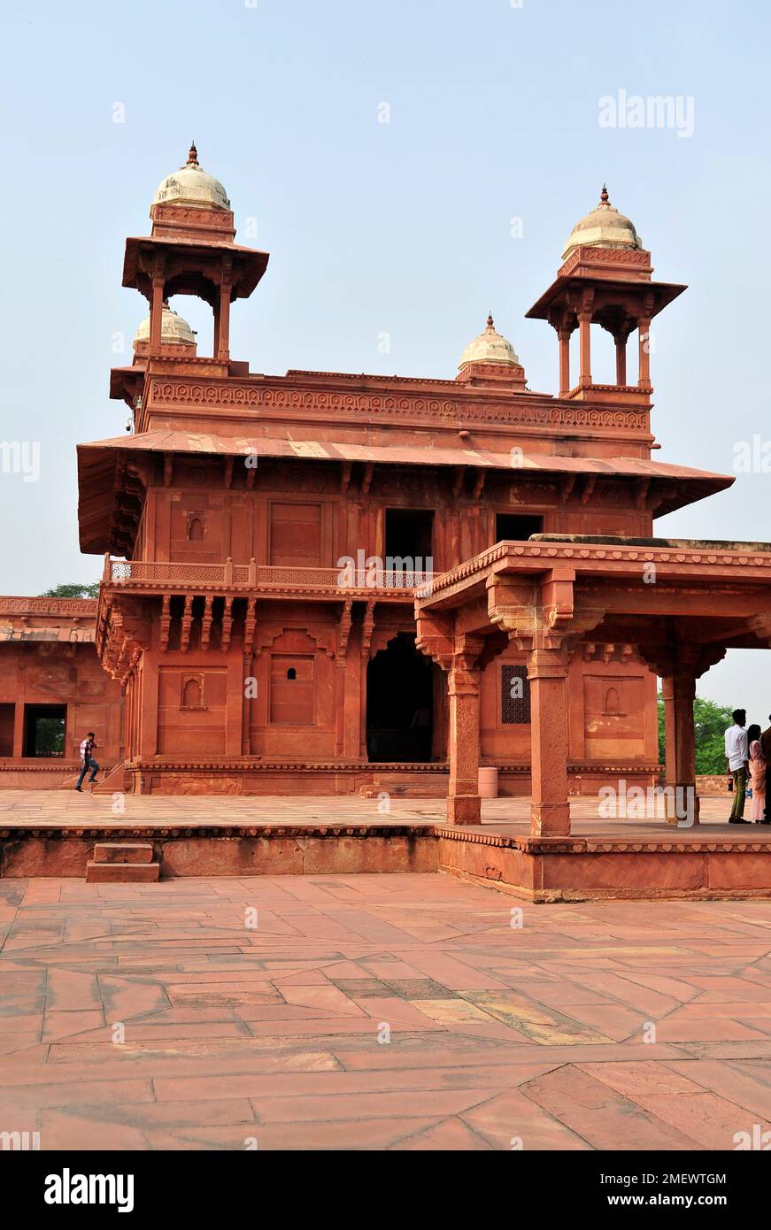 A palace of emperor Akhbar in Fathepur Sikri, city showing amazing ...