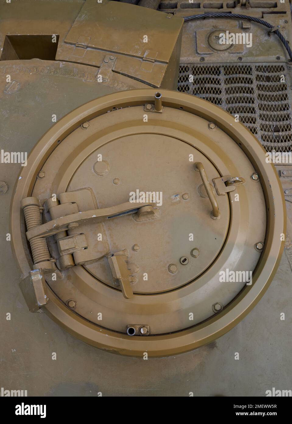 Tiger I, Commander's hatch closed Stock Photo - Alamy