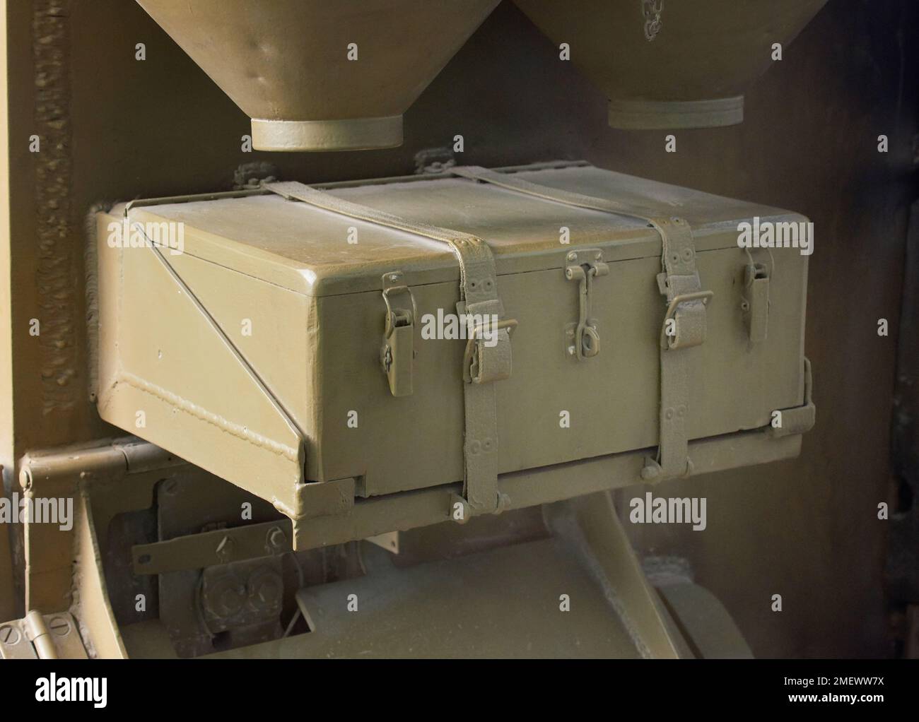 Tiger I, Track tool box Stock Photo - Alamy