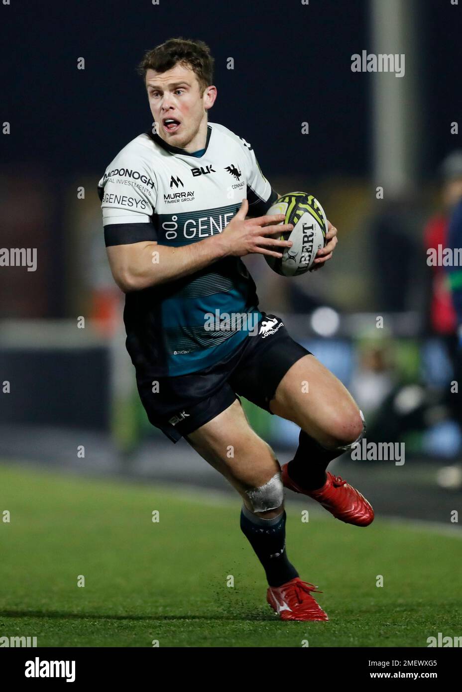 Connacht's Tom Farrell in action during the EPCR Challenge Cup match at ...