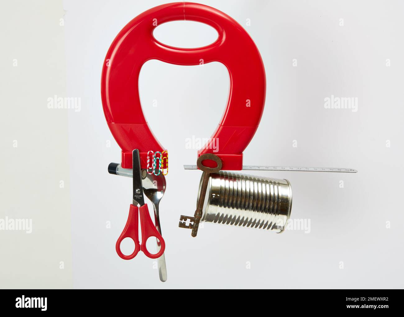 Paperclips isolated magnet hi-res stock photography and images - Alamy