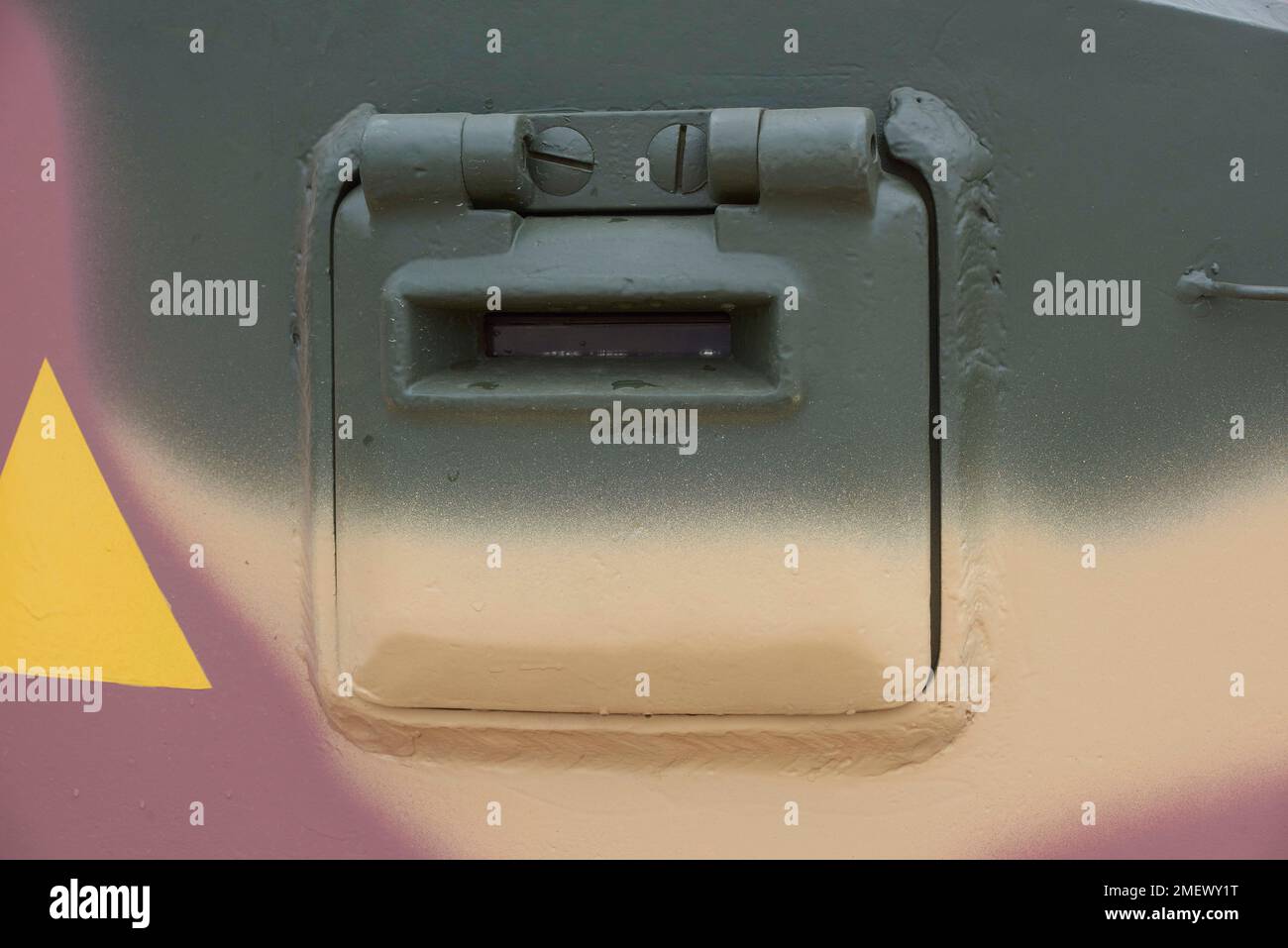 M3A1 Stuart Tank, Pistol port Stock Photo - Alamy