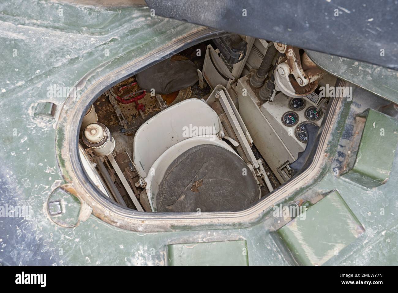 Leopard 1, Driver's hatch (open Stock Photo - Alamy