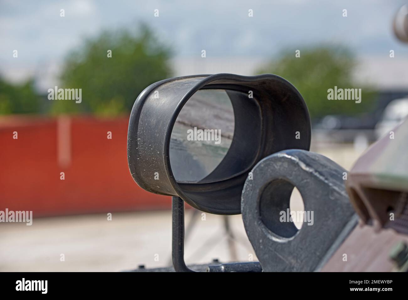 Leopard 1, WIng mirror (left Stock Photo - Alamy