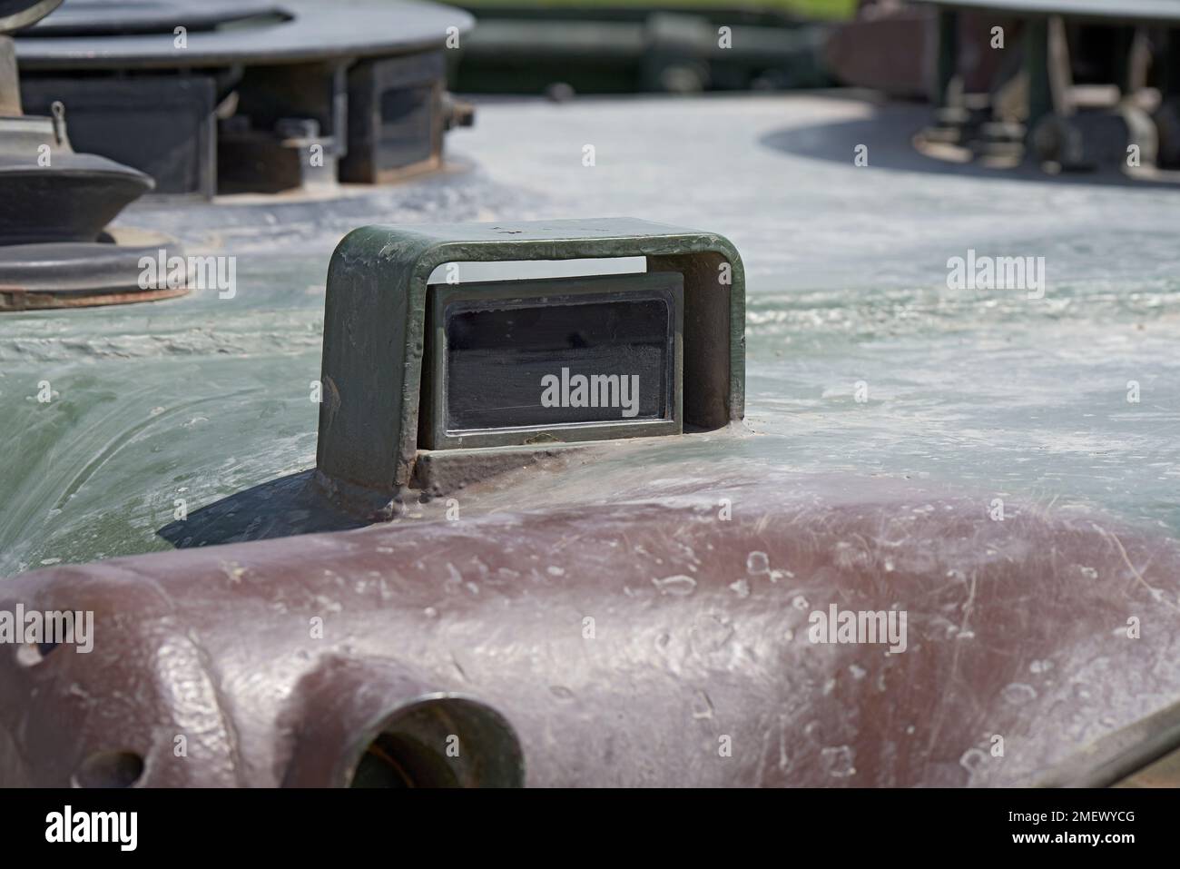 Leopard 1, Gunner's periscope Stock Photo - Alamy