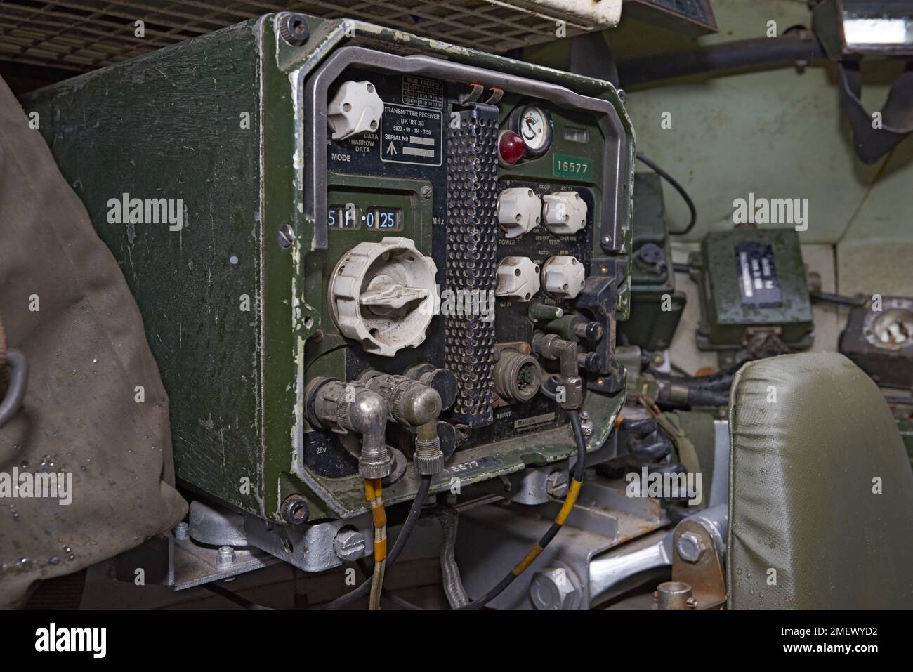 Scorpion Tank CVRT Vol 1, Main Radio - Clansman Radio 353 Stock Photo ...