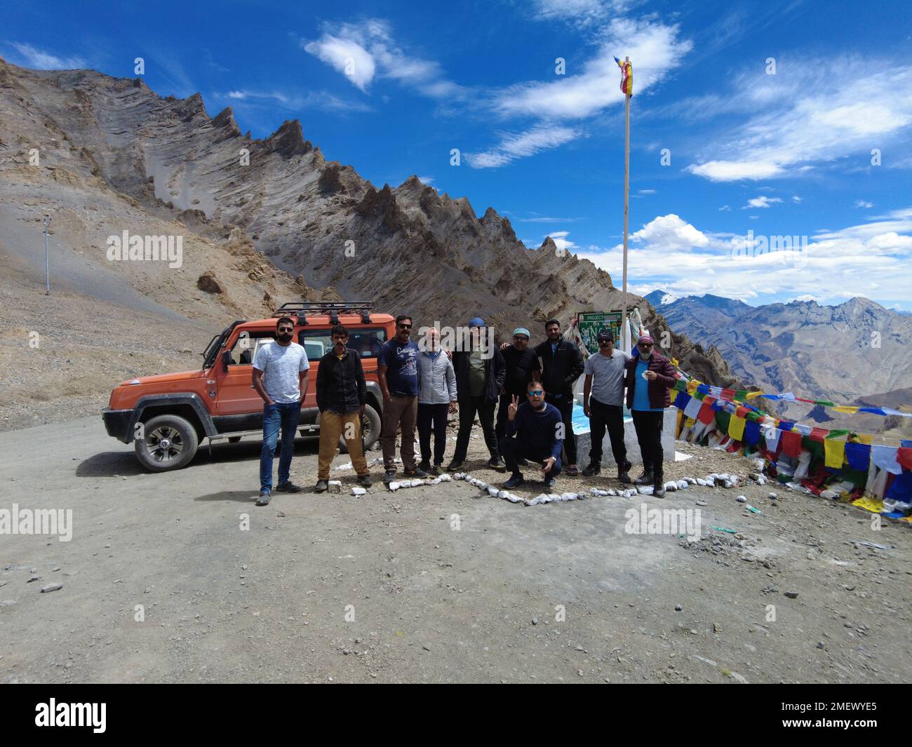 Ladakh, India - August 24th, 2022, Photo of High Mountain Pass in ...