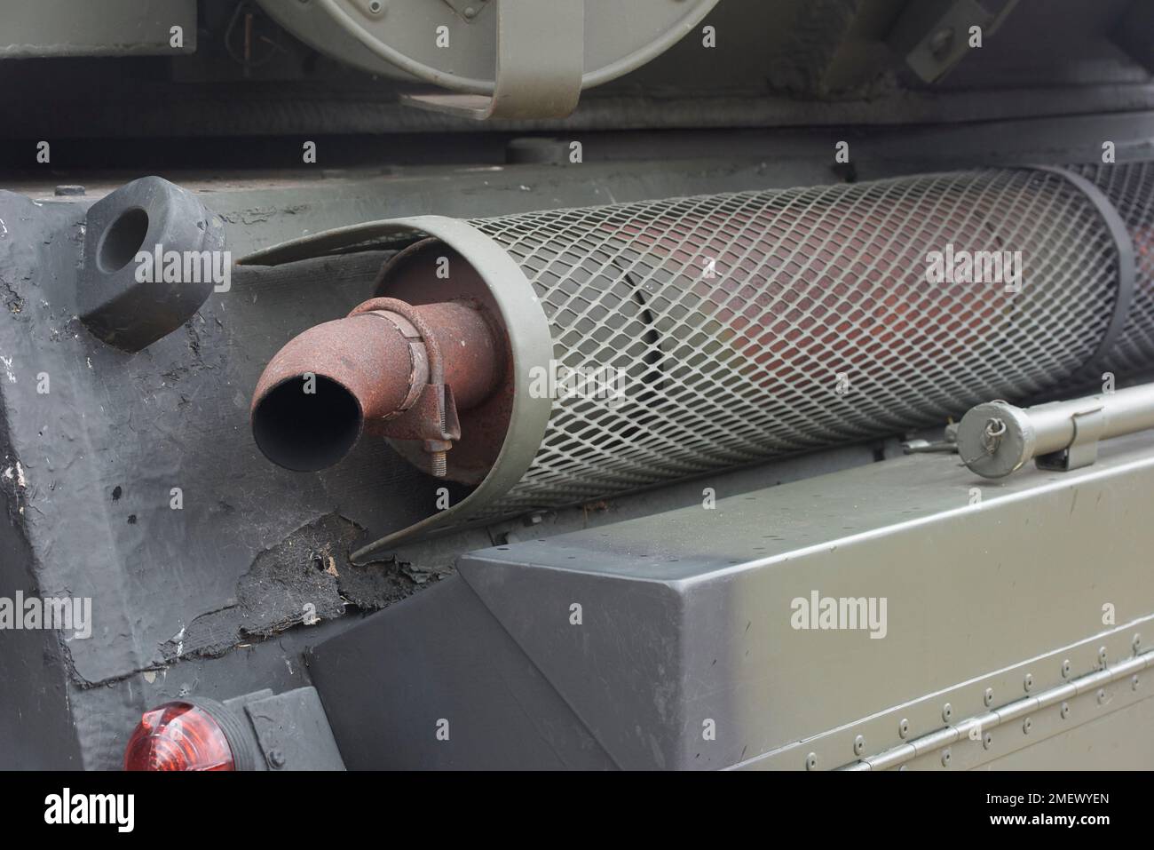 Scorpion Tank CVRT Vol 3, Exhaust Stock Photo - Alamy