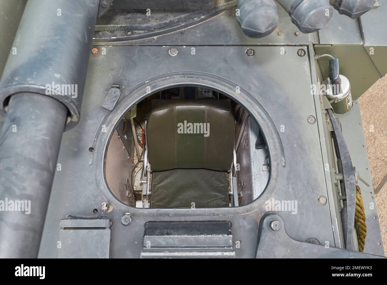 Scorpion Tank CVRT Vol 5, Driver's hatch opened Stock Photo - Alamy