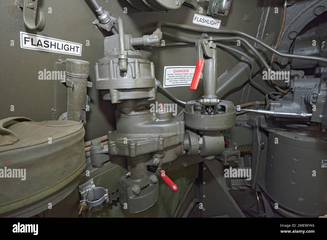 M18 Hellcat, Turret Traverse Mechanism Stock Photo - Alamy