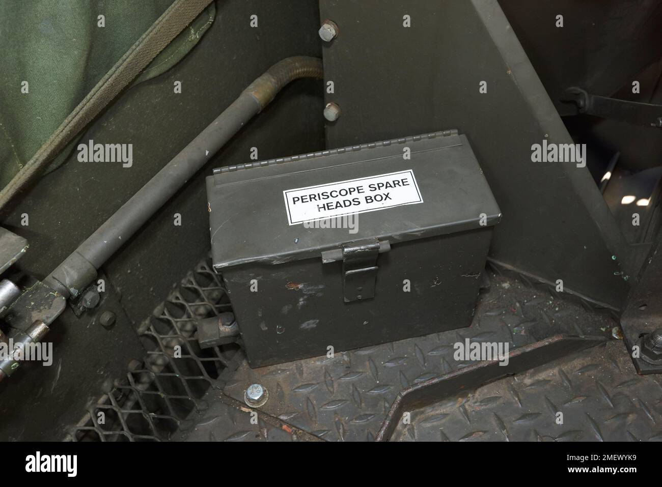M18 Hellcat, Periscope Spare Heads Box Stock Photo - Alamy