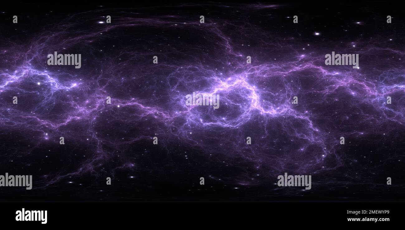 Virtual reality environment 360 HDRI map. Space equirectangular ...