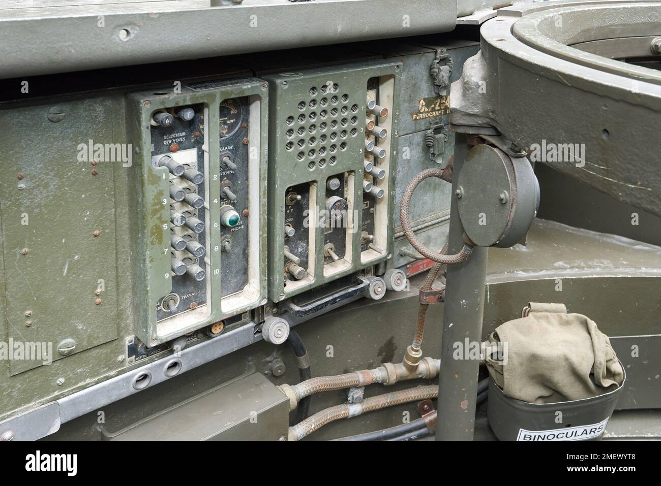M18 Hellcat, Turret Instrument Panel Stock Photo - Alamy