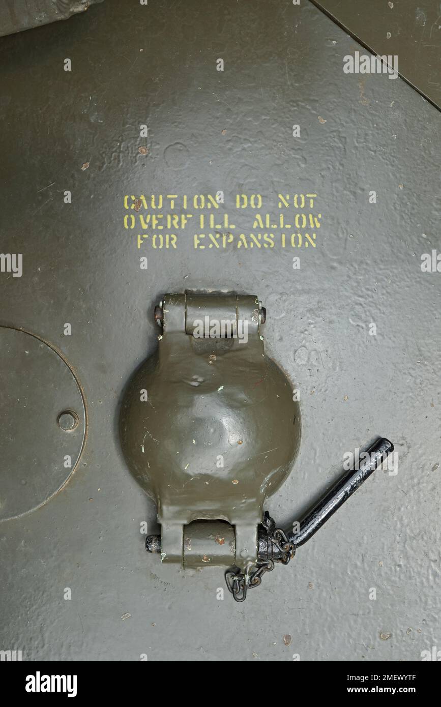 M18 Hellcat, Fuel Cap Stock Photo - Alamy