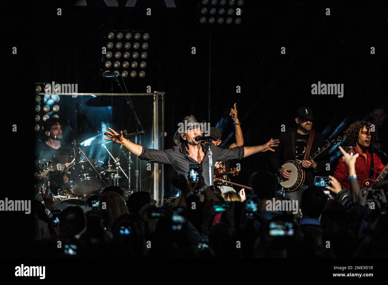 Tim McGraw in concert at the Edison Ballroom in New York Stock Photo ...