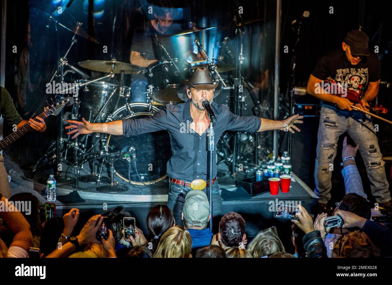 Tim McGraw in concert at the Edison Ballroom in New York Stock Photo ...