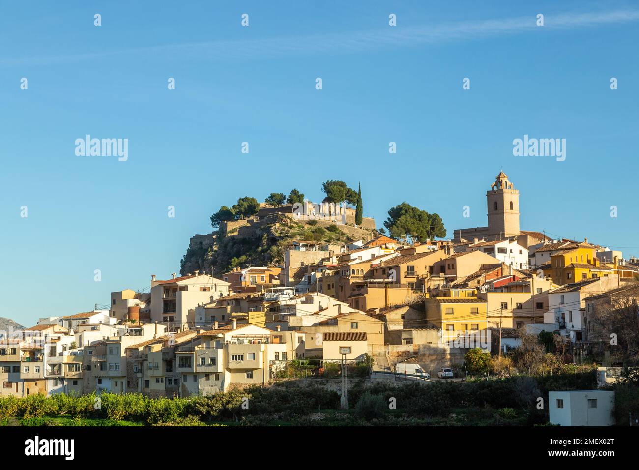 Polop de la Marina mountain village, Costa Blanca, Spain Stock Photo ...