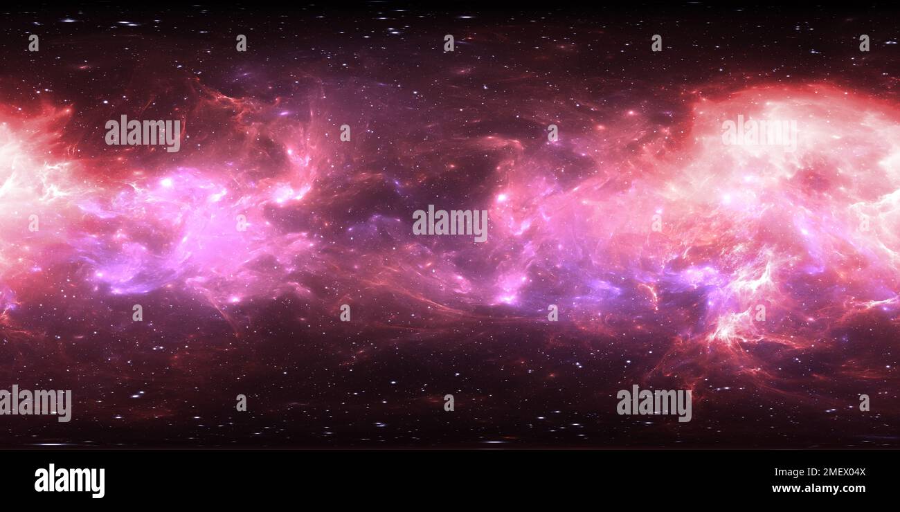 Virtual reality environment 360 HDRI map. Space equirectangular ...