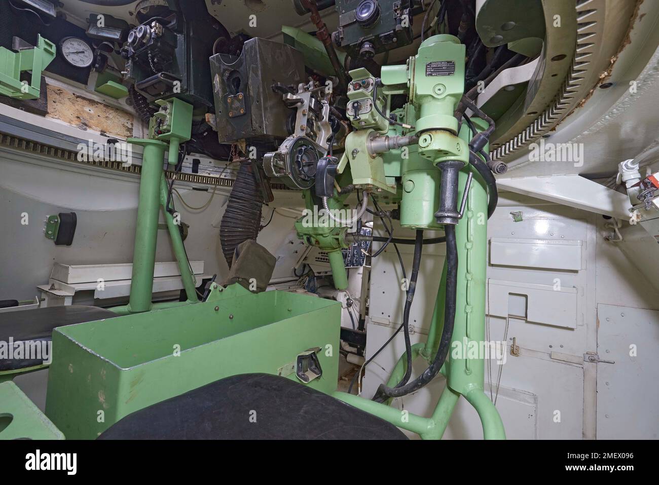 Cougar, Main gun breech and shell receiver Stock Photo - Alamy